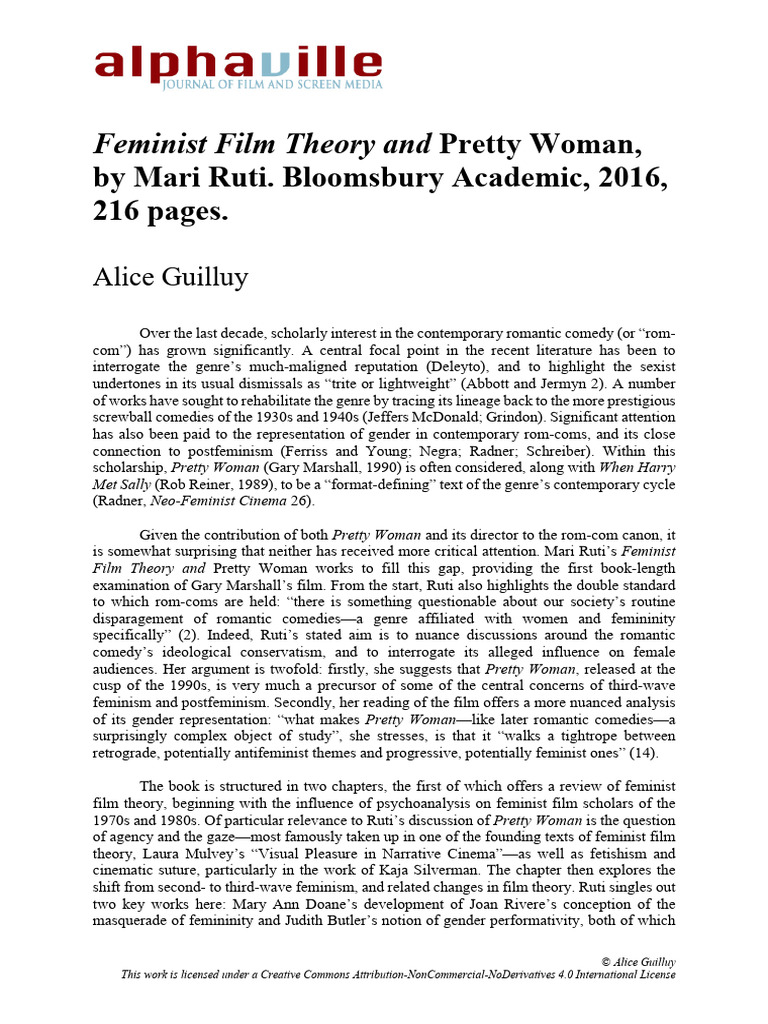 Feminist Film Theory and Pretty Woman by Mari Ruti | PDF | Feminism ...