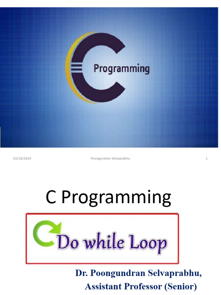 14 Loops 09 08 2023 | PDF | Control Flow | Computer Engineering