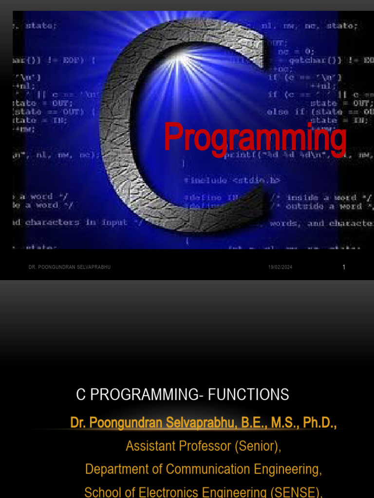 C Programming: Call by Value vs Reference | PDF | Parameter (Computer Programming) | Numbers
