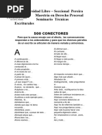 500 Conectores para Mapas Conceptuales | PDF | Verdad | Realidad