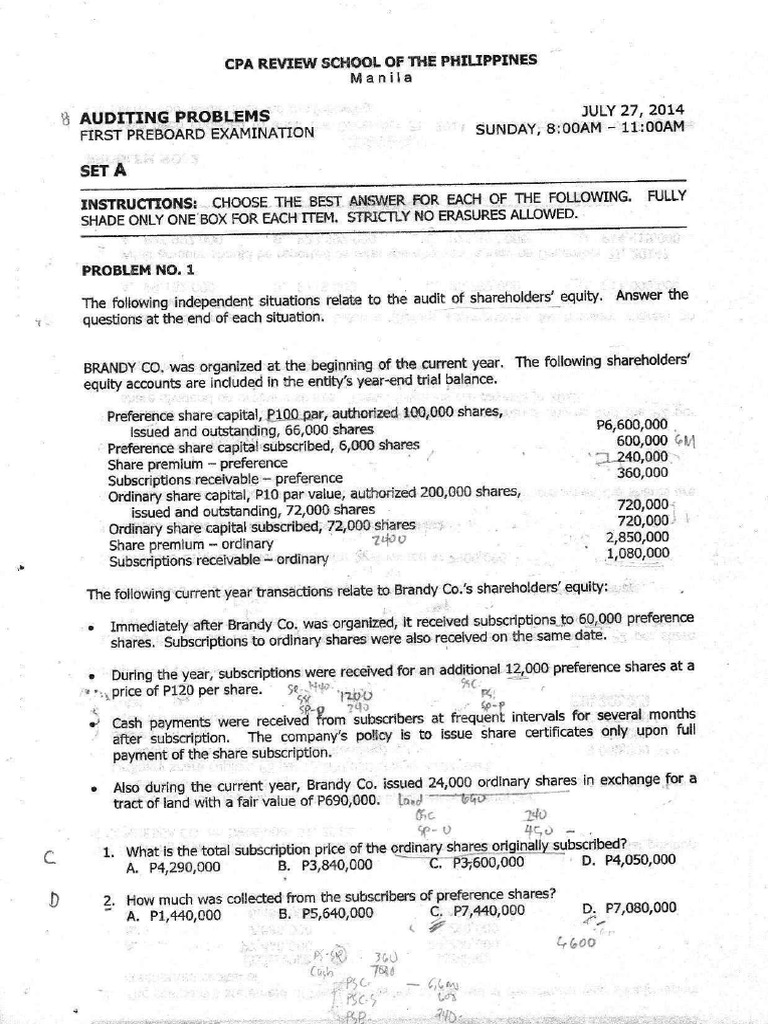 AP - (1st Preboard) | PDF