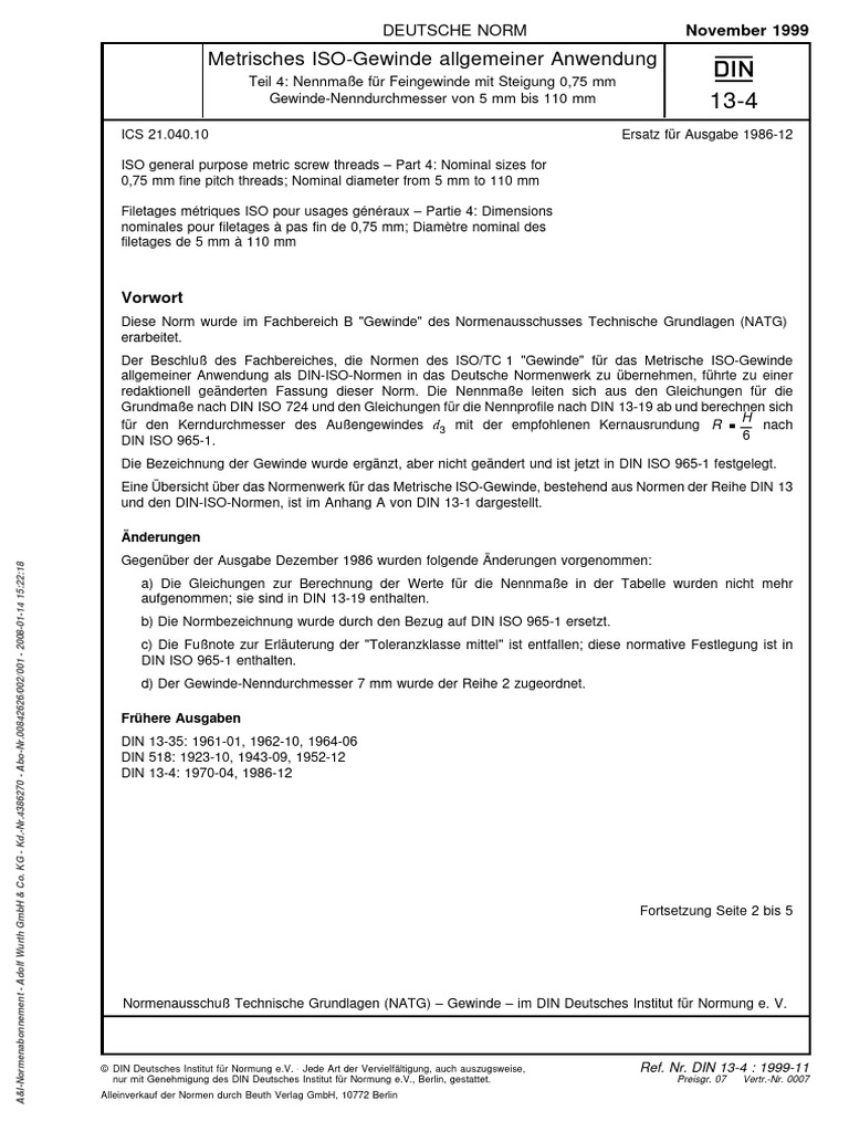 Din 13-4 | PDF