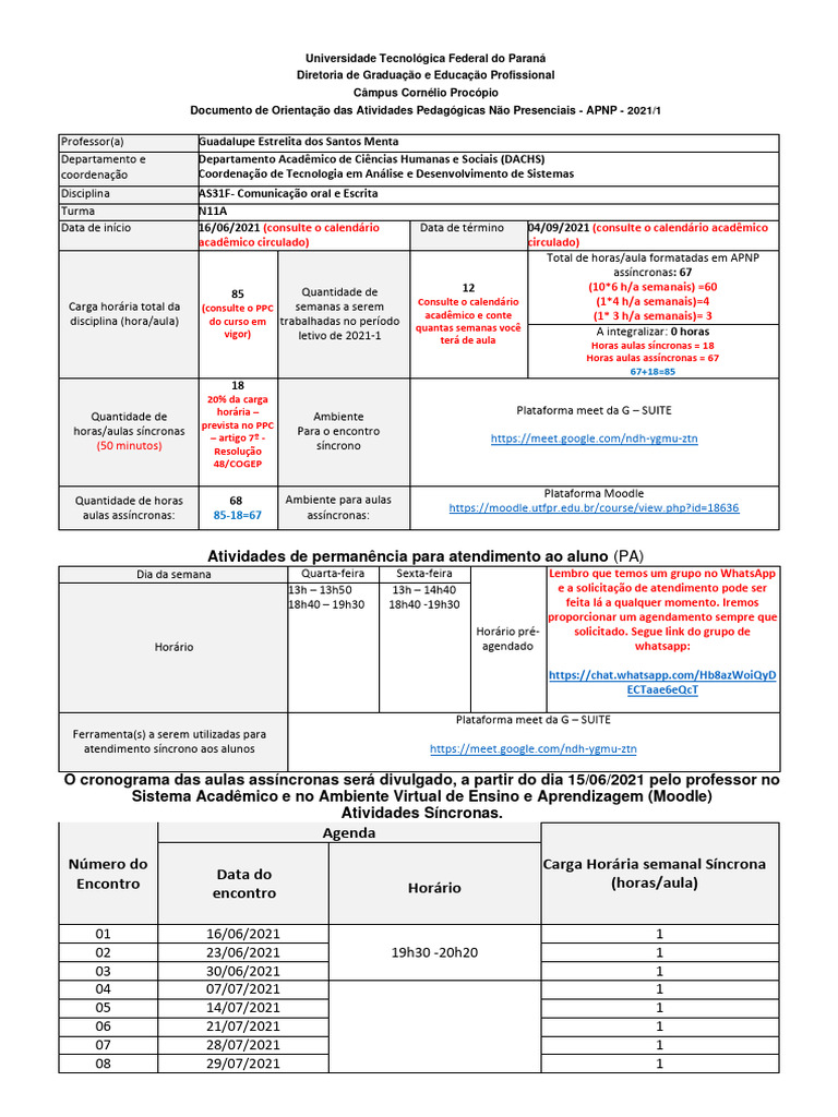 N11A PLANEJAMENTO APNP 2021 1 - Guadalupe Estrelita Dos Santos Menta ...