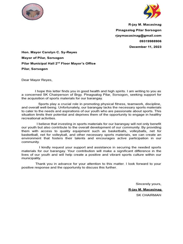 Solicitation Letter | PDF