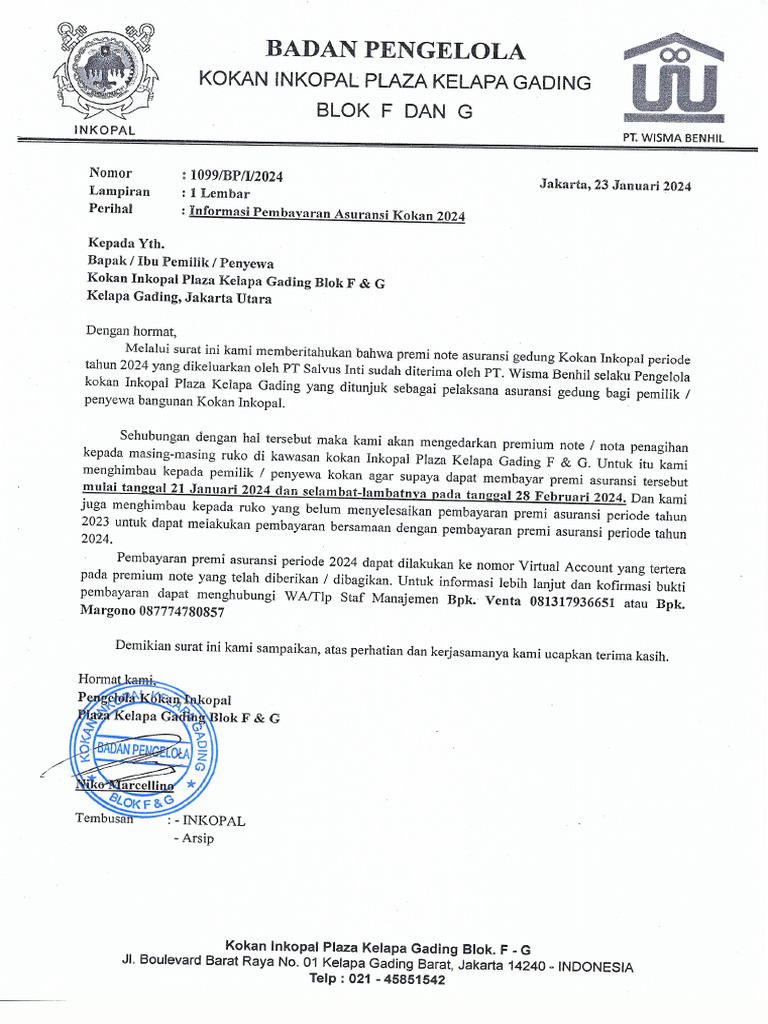 Asuransi G.22 Dan G.56 Inkopal | PDF