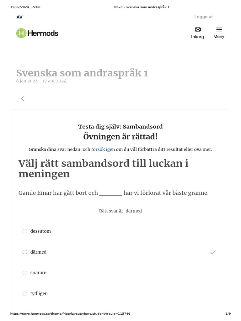SAS1 Sambandsord | PDF