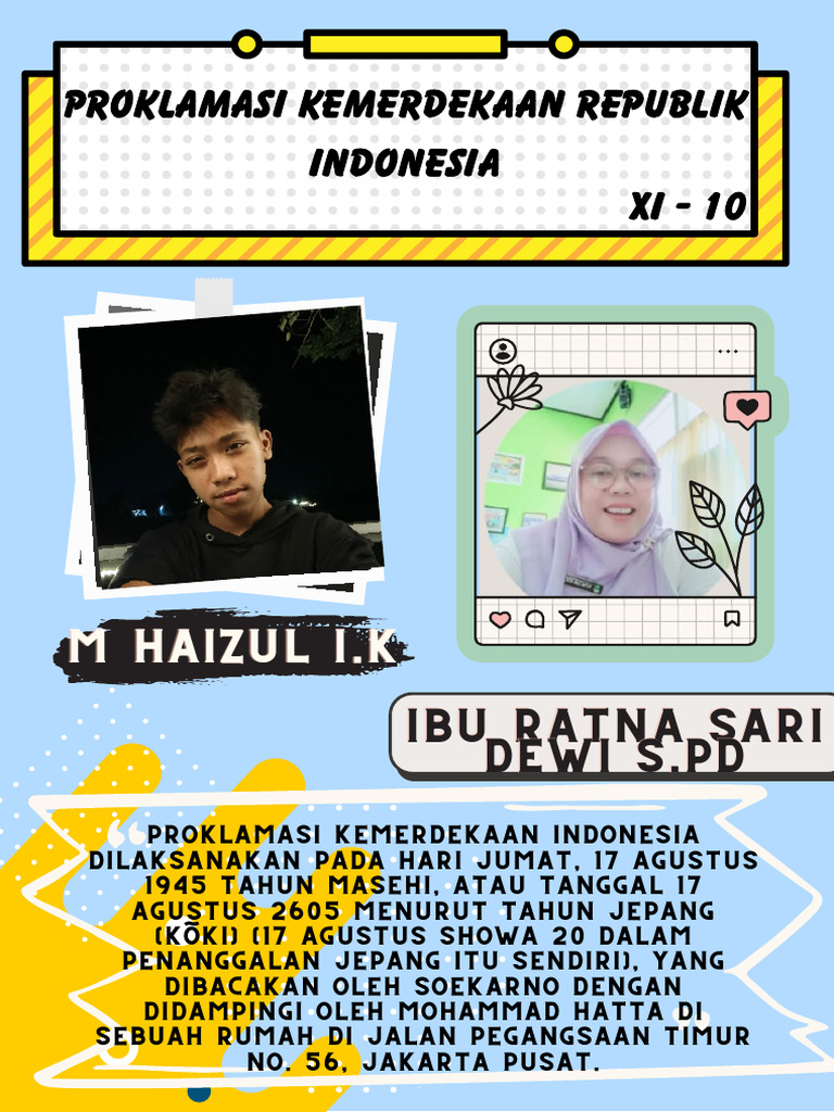 Proklamasi Kemerdekaan Republik Indonesia | PDF