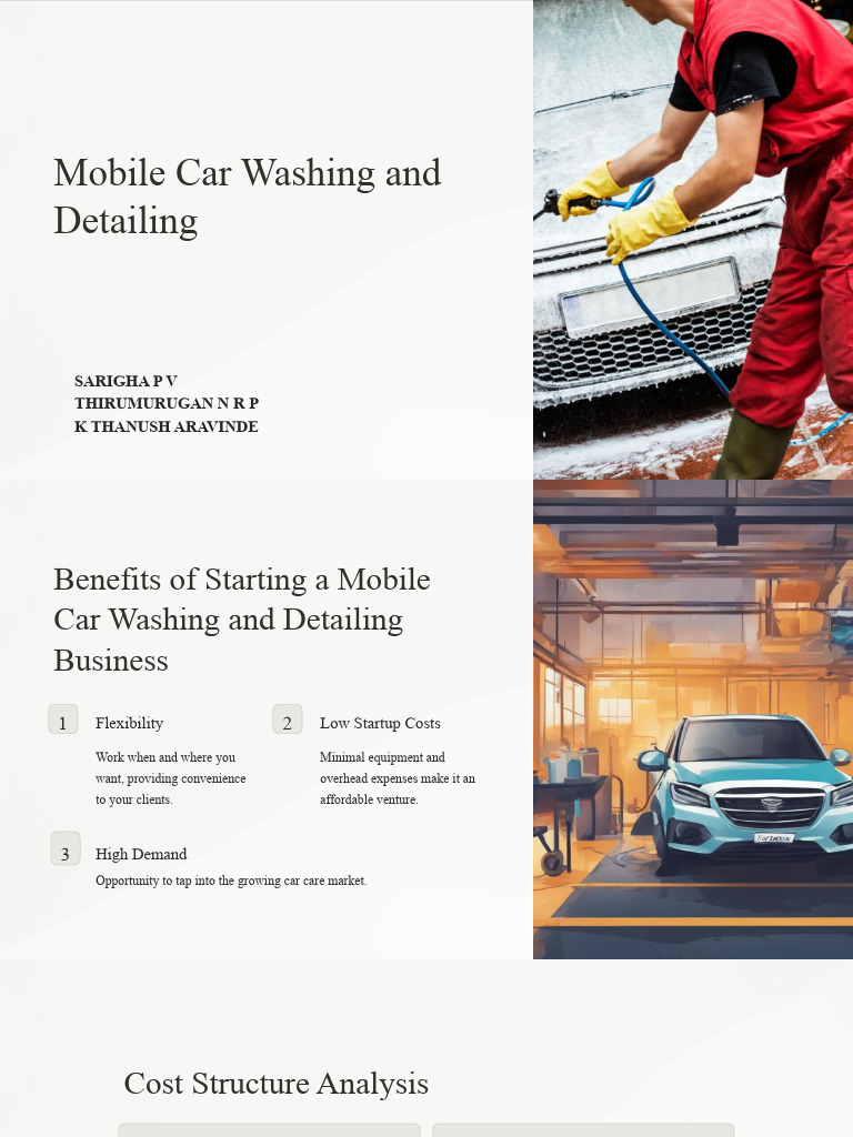 Mobile Car Washing and Detailing | PDF | Pricing | Marketing