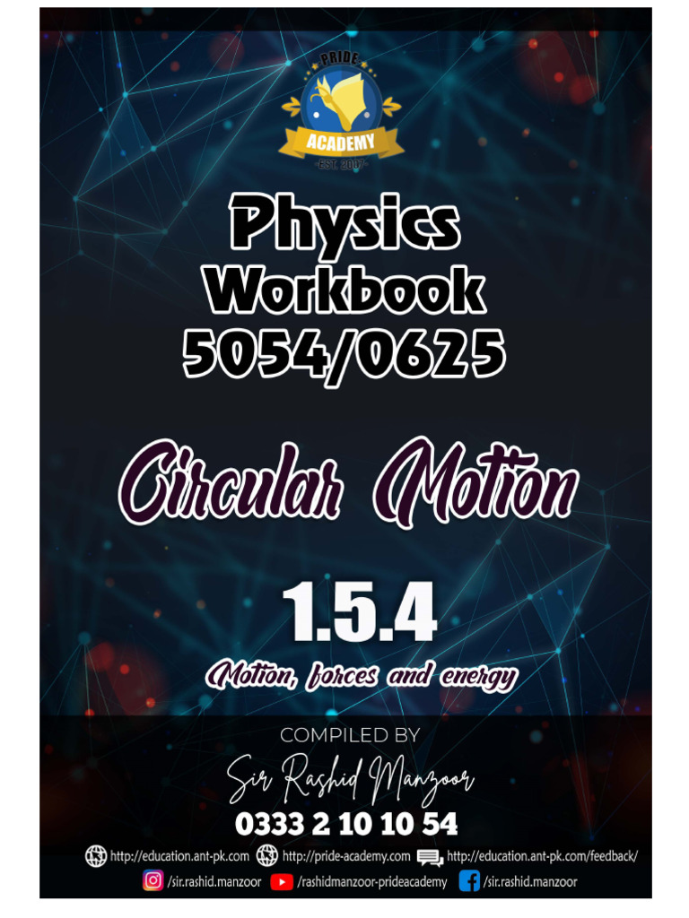 Book1 5 8CircularMotion | PDF | Acceleration | Force