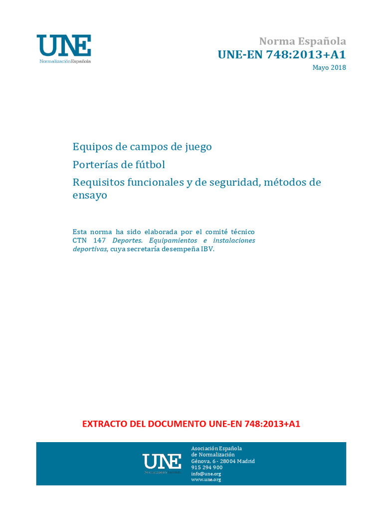 (Ex) Une-En 748 2013+a1 2018 | PDF | Organización internacional para la ...