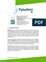 Pybuthrin 33 Ficha Tecnica | PDF | Insectos | Alimentos