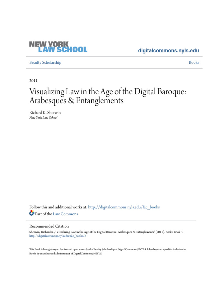 Visualizing Law in The Age of The Digita | PDF | Rationality | Experience