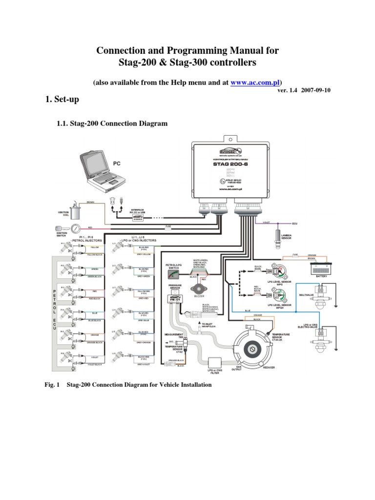 Instruction Stag 200 Stag 300 Controller | PDF | Fuel Injection ...