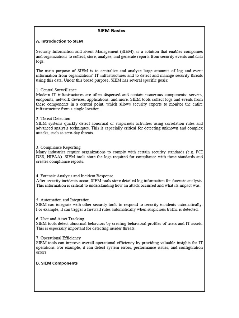 SIEM Concepts: Agentless Data Collection | PDF