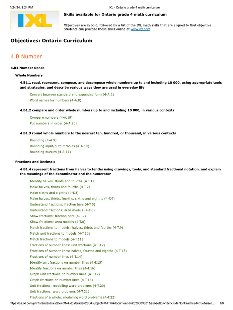 Ontario Maths | PDF