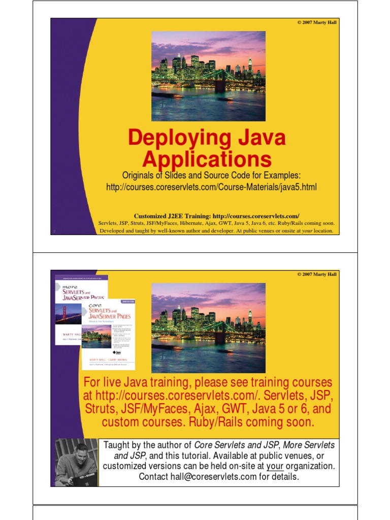 09B Deployment Options | PDF | Java (Programming Language ...