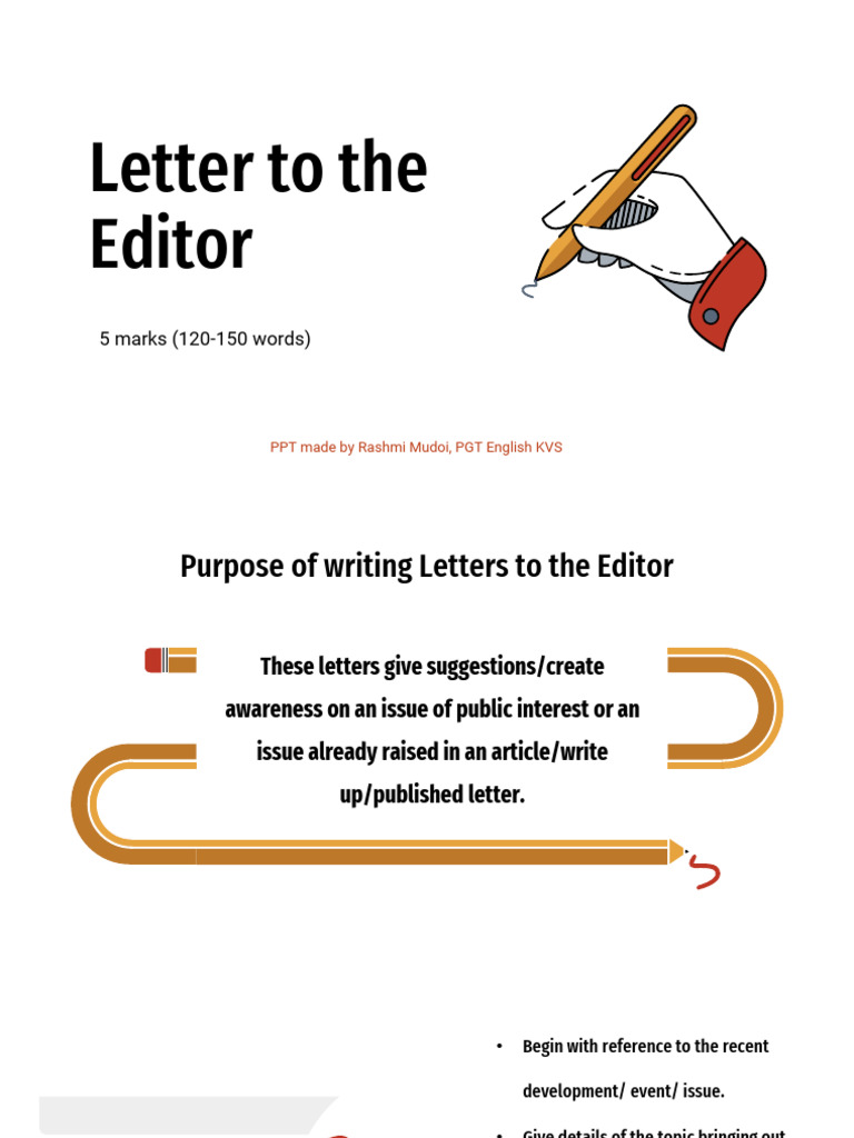 Class 12 Guide: Writing Letters to Editor | PDF | Madam | Communication