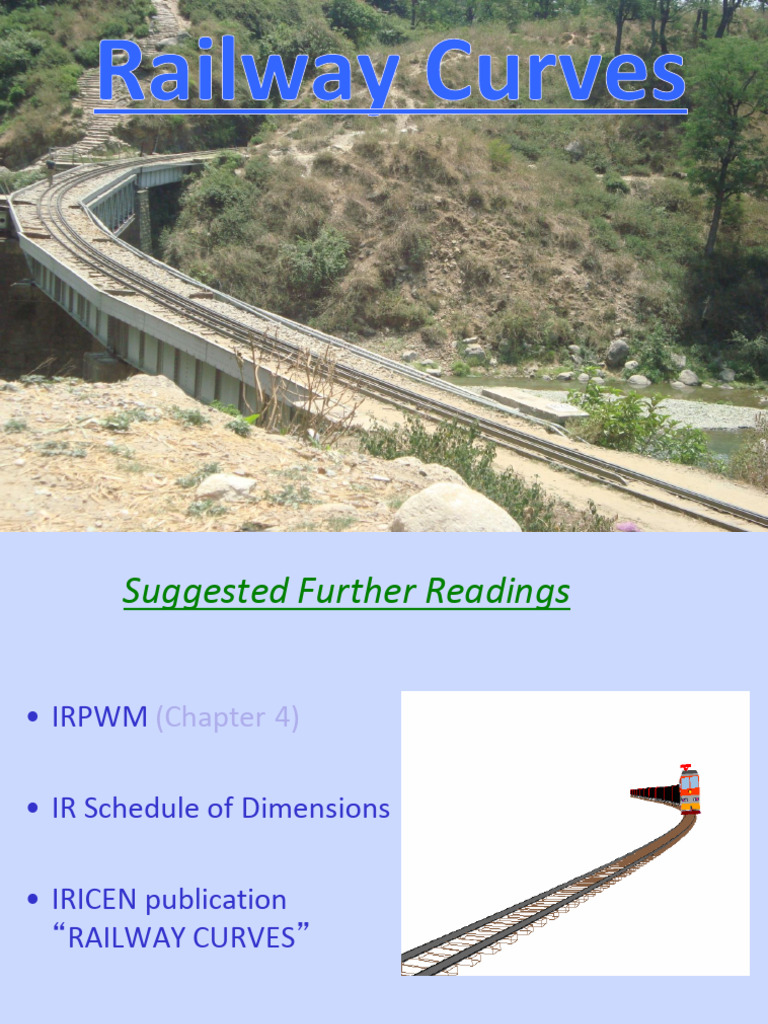 Railway Curve Design Parameters | PDF | Rail Transport | Rail ...