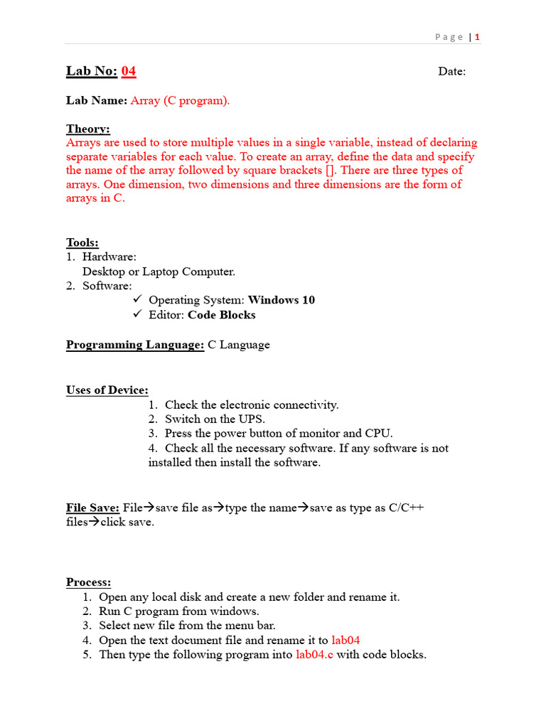 ICT HSC Lab04-Report | PDF