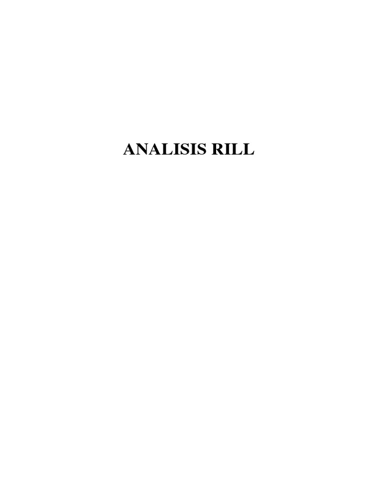 Soal Analisis Rill | PDF