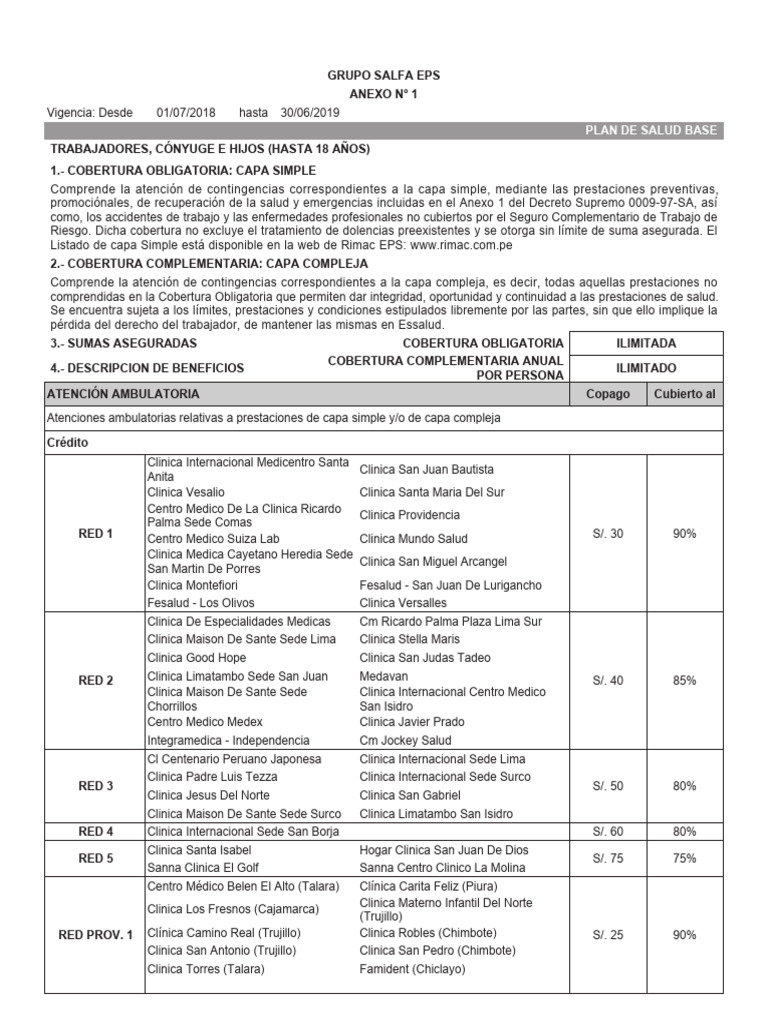 Plan Base + Adic 1 (2018 - 2019) | PDF