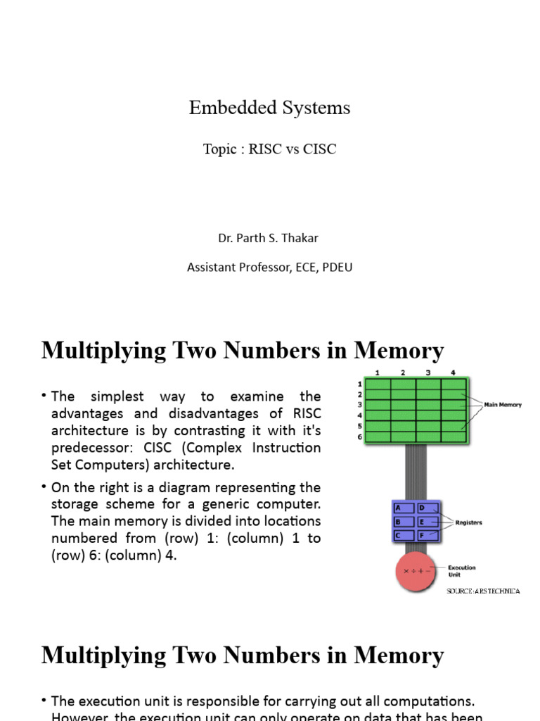 Risc Vs Cisc Pdf Assembly Language Central Processing Unit