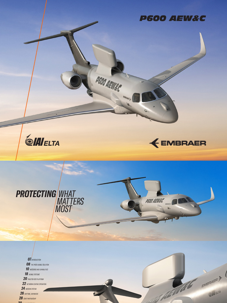 P600 AEW Brochure Ingles LOW | PDF | Radar | Signals Intelligence