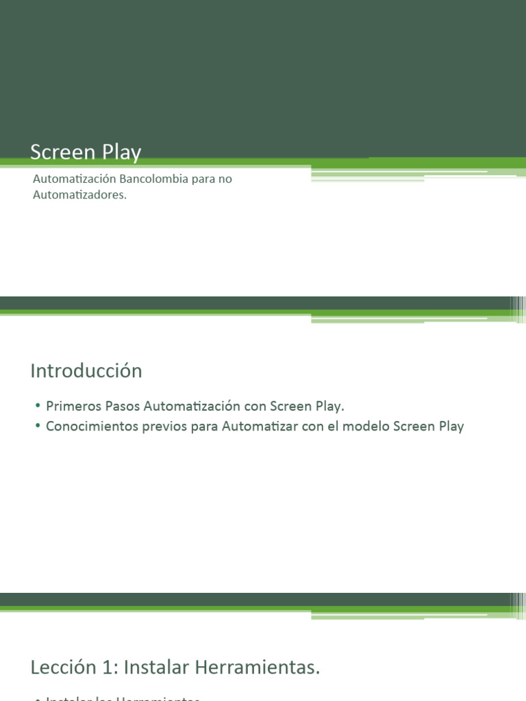 Guía de Automatización Bancolombia | PDF | Java (lenguaje de ...