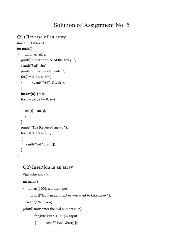 A5 Solutions | PDF | Computer Engineering | Software Development