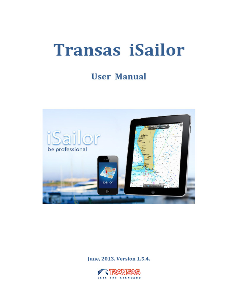 Transas ISailor User Manual | PDF | I Tunes | Mobile App