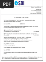 EV Interest Certificate | PDF