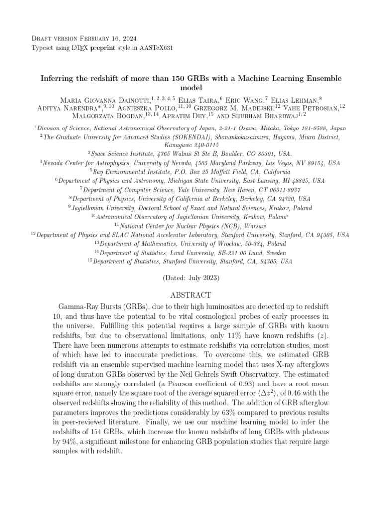 X_ray_redshift_regression | PDF | Regression Analysis | Linear Regression