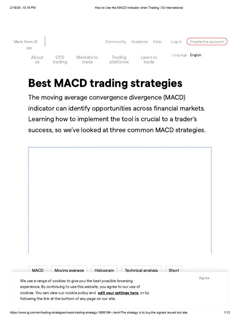 How To Use The MACD Indicator When Trading - IG International | PDF | Financial Economics ...