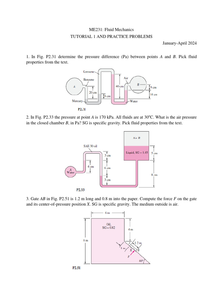 Tutorial and Practice Problems | PDF