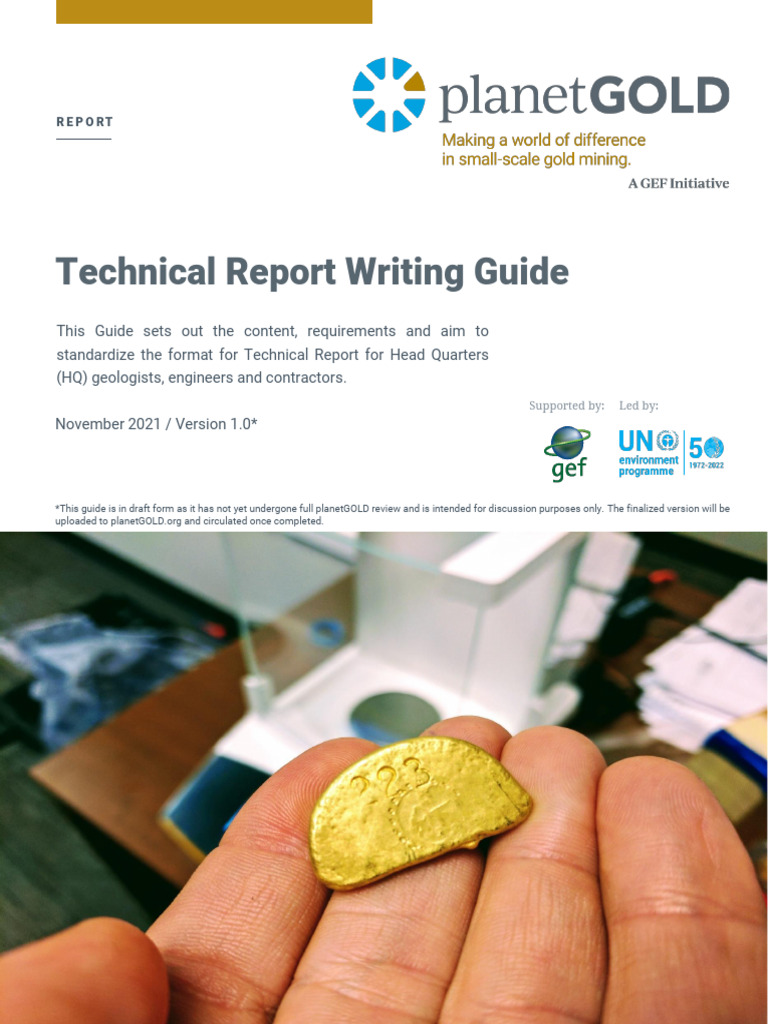 Technical Report Writing Guide April22 | PDF | Mining