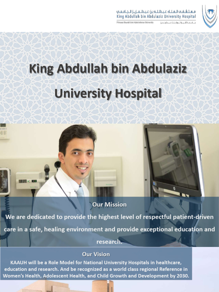 About KAAUH | PDF | Patient | Patient Safety