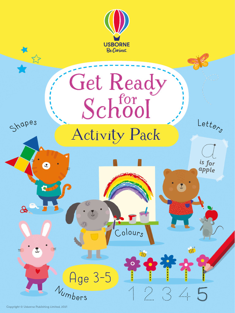 Get Ready For School Activity Pack | PDF