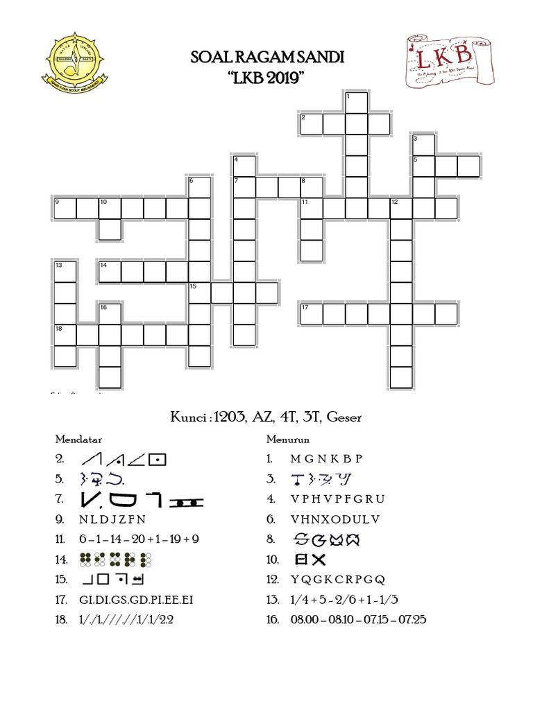 Contoh Soal Sandi-1 | PDF