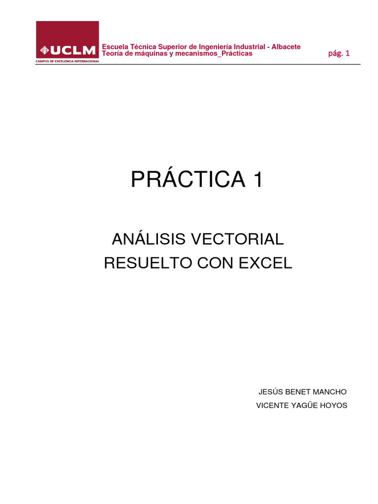 TMM - Práctica 1 | PDF