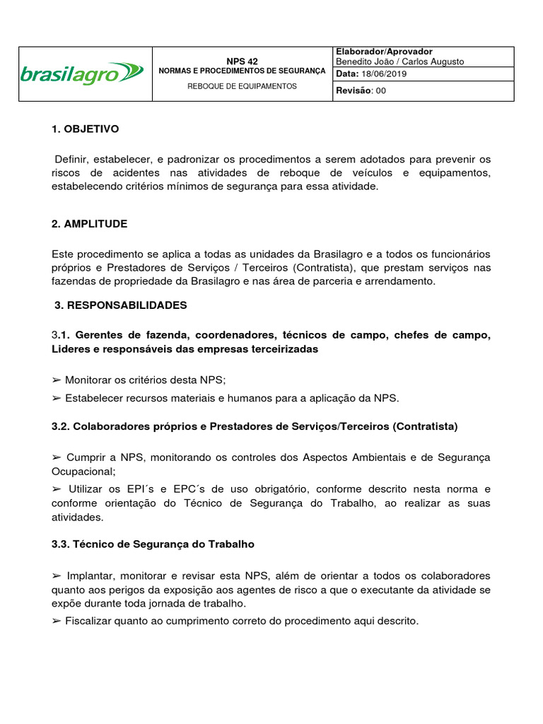 Segurança no Reboque de Equipamentos | PDF | Tecnologia e Engenharia