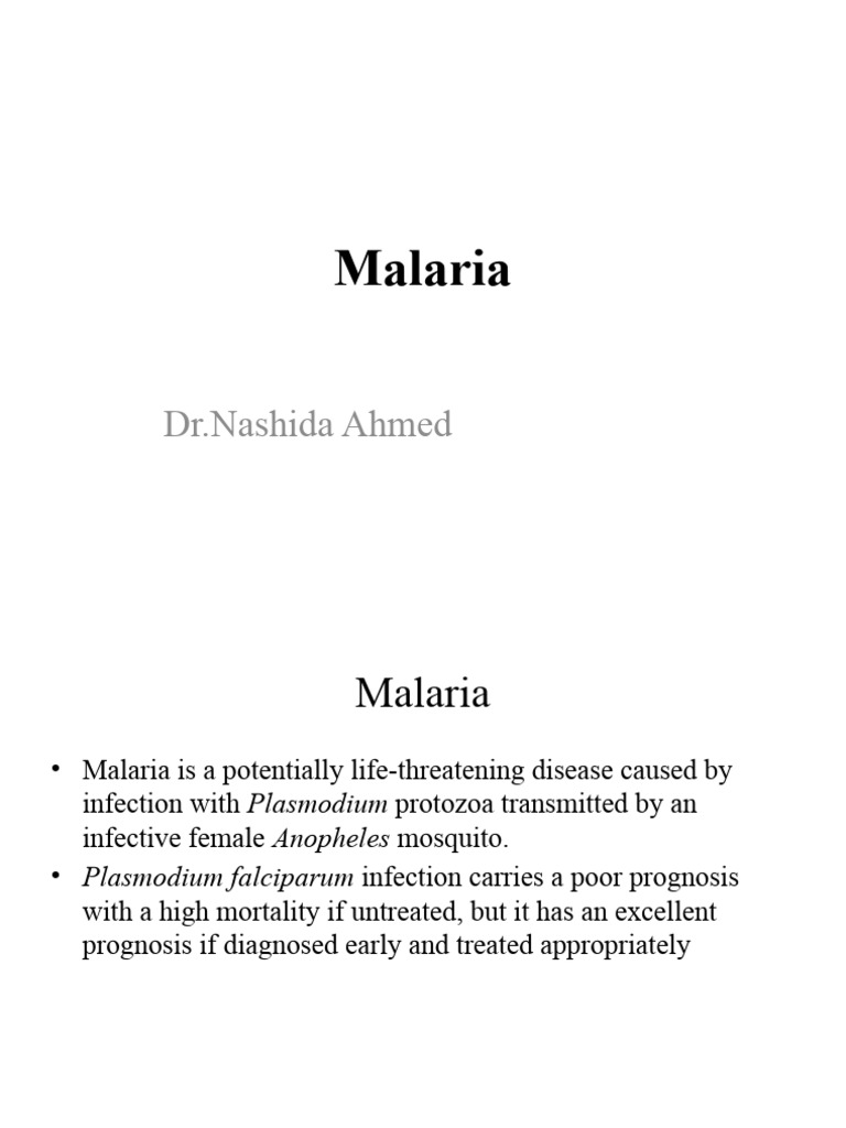 E Malaria | PDF | Malaria | Plasmodium