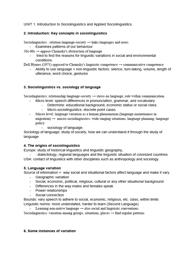 Understanding Sociolinguistics Basics | PDF | Multilingualism ...
