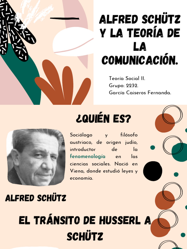 Alfred Schütz y La Teoría de La Comunicación | PDF