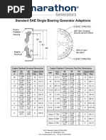 SAE Flywheel and Housing Dimensions | PDF | Engines | Rotating Machines