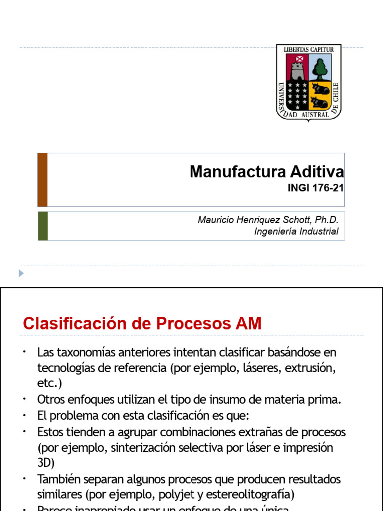 Clasificación De Procesos De Manufactura Aditiva Pdf Adhesivo Papel