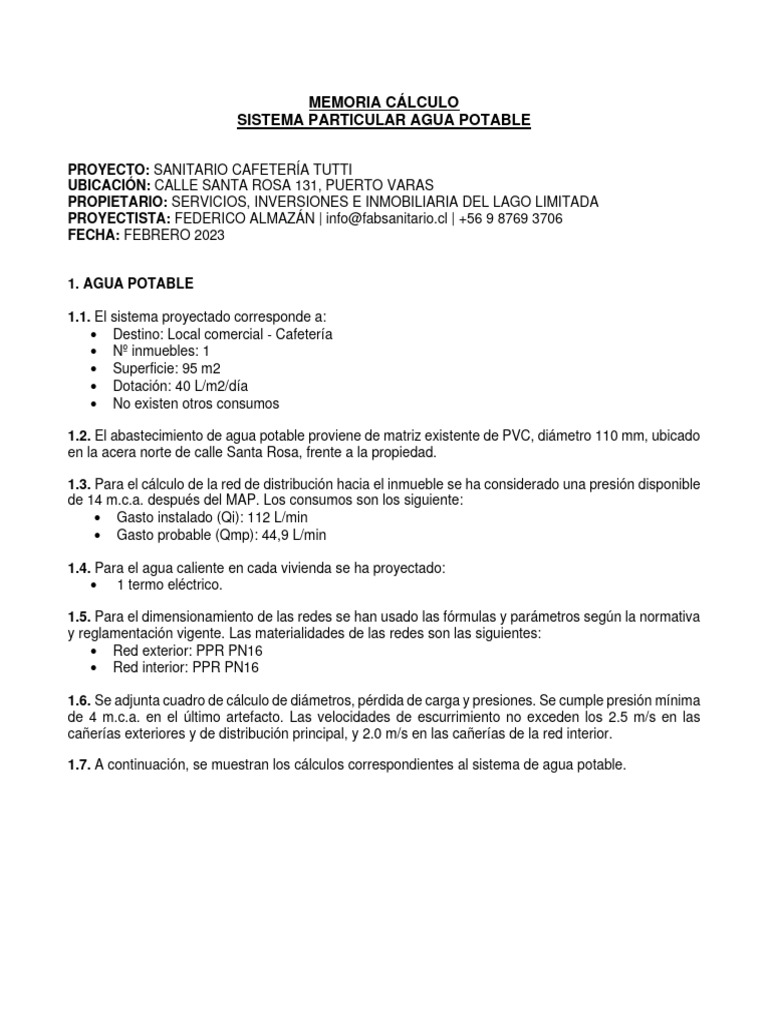 MC Ap | PDF | Agua | Ingeniería hidráulica