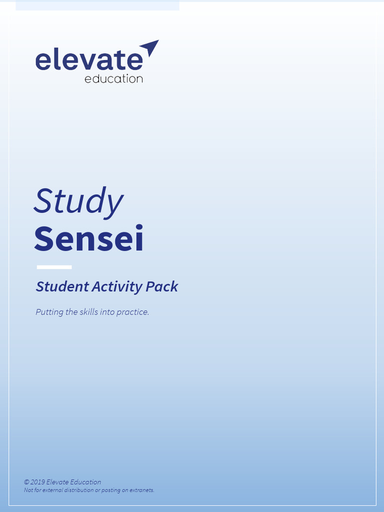 Study Sensei - Student Activity Pack | PDF | Othello | Desdemona