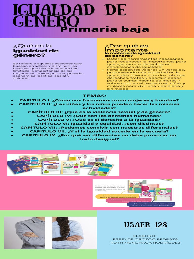 Infografía Igualdad de Género Profesional Pastel | PDF