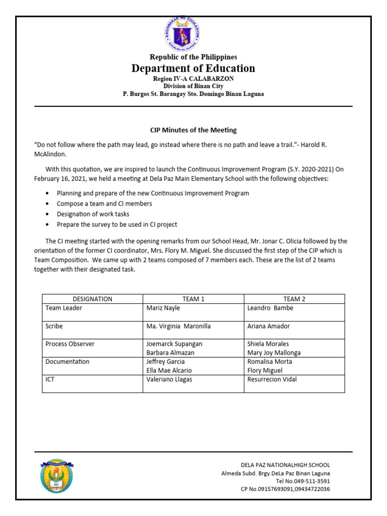 Cip Documentation | PDF