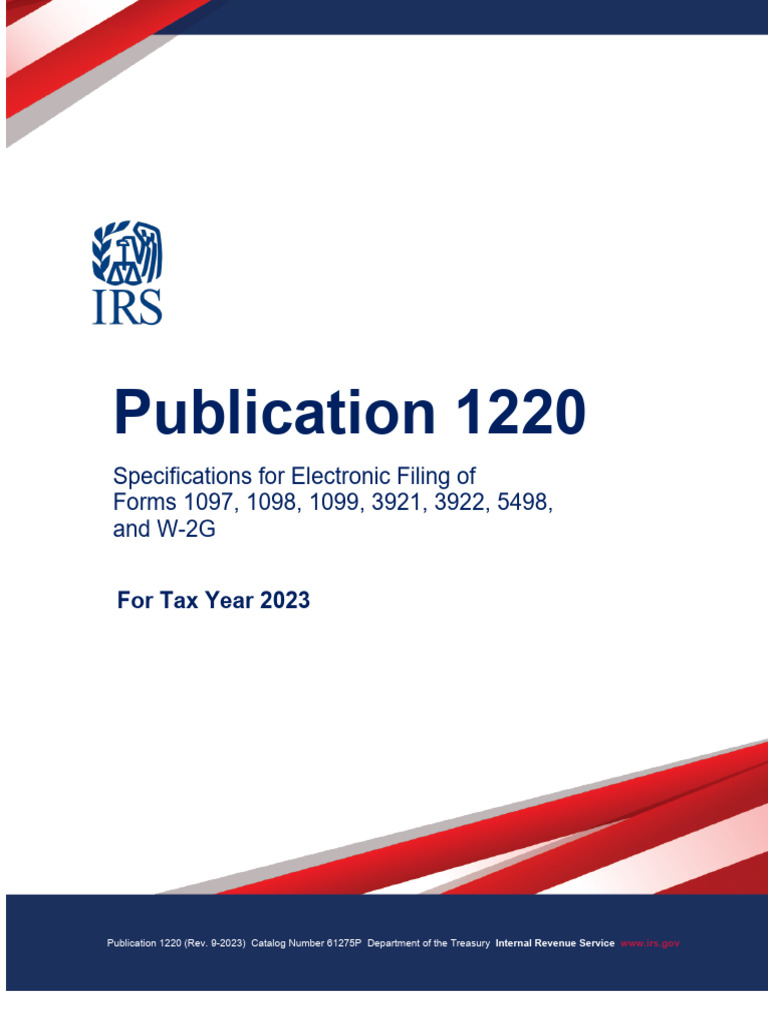 IRS Publication 1220 | PDF | Irs Tax Forms | Internal Revenue Service